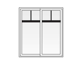 Andersen 400 Series Wood Gliding Windows