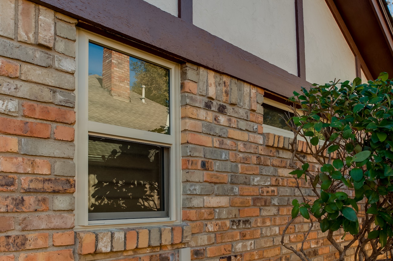 Milgard Tan Tuscany Sliding Door with Blinds Between the Glass ...